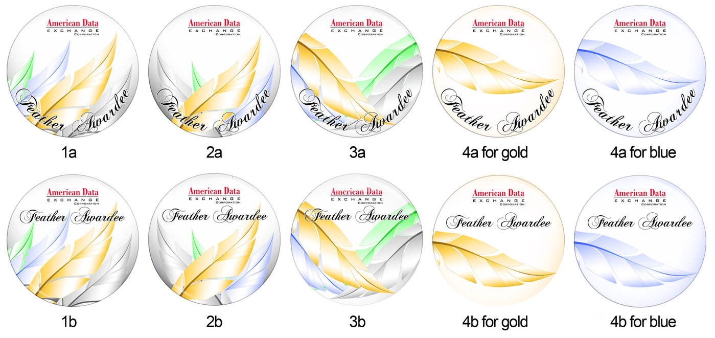 AMDATEX Feather Awards (Logo, Tarp & PinsDesign) by Deviousice ...