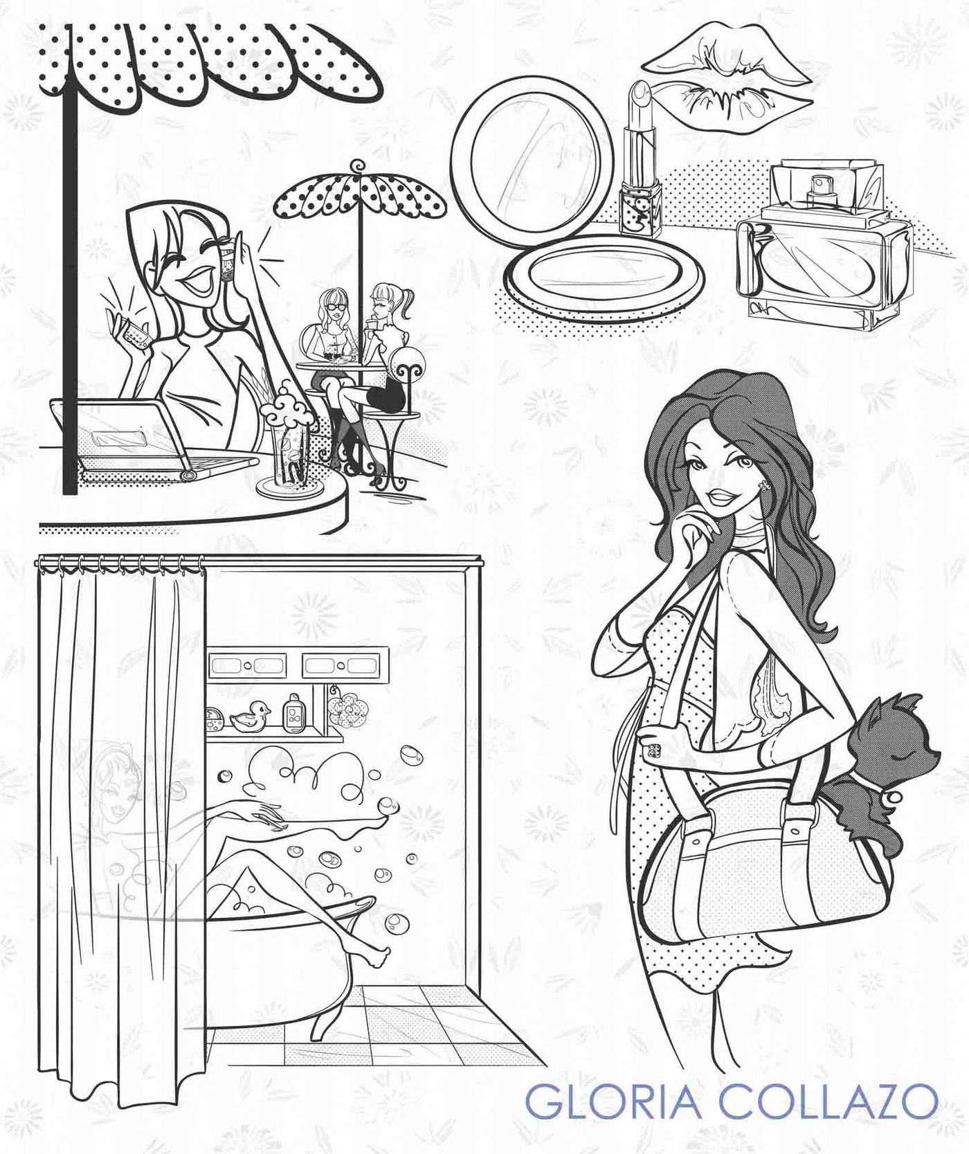 Fashion Illustrations: Hot Girl Etiquette by Gloria Collazo at Coroflot.com