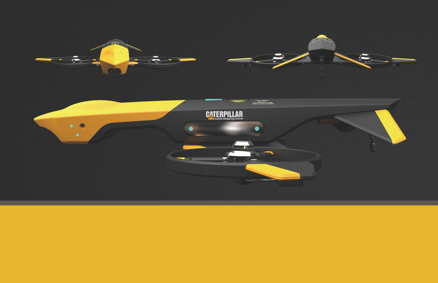 Caterpillar Aerial Mapping System Concept by Yutong Wu at Coroflot.com