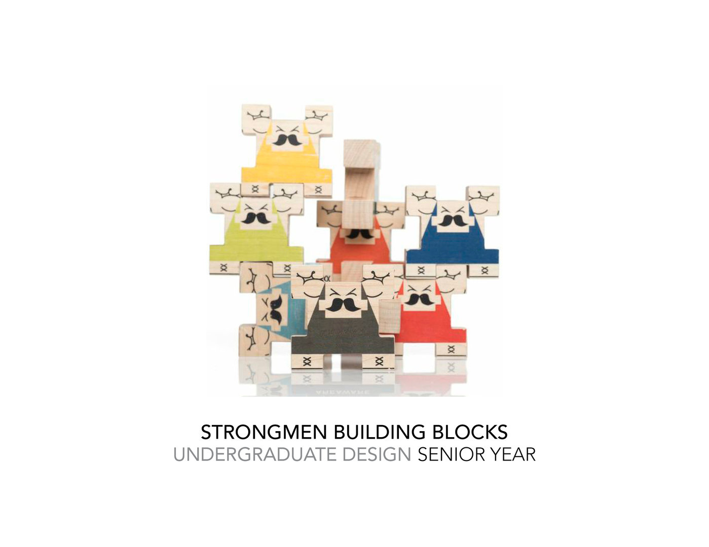 Strongmen Building Blocks by Jeff Burrell at Coroflot.com