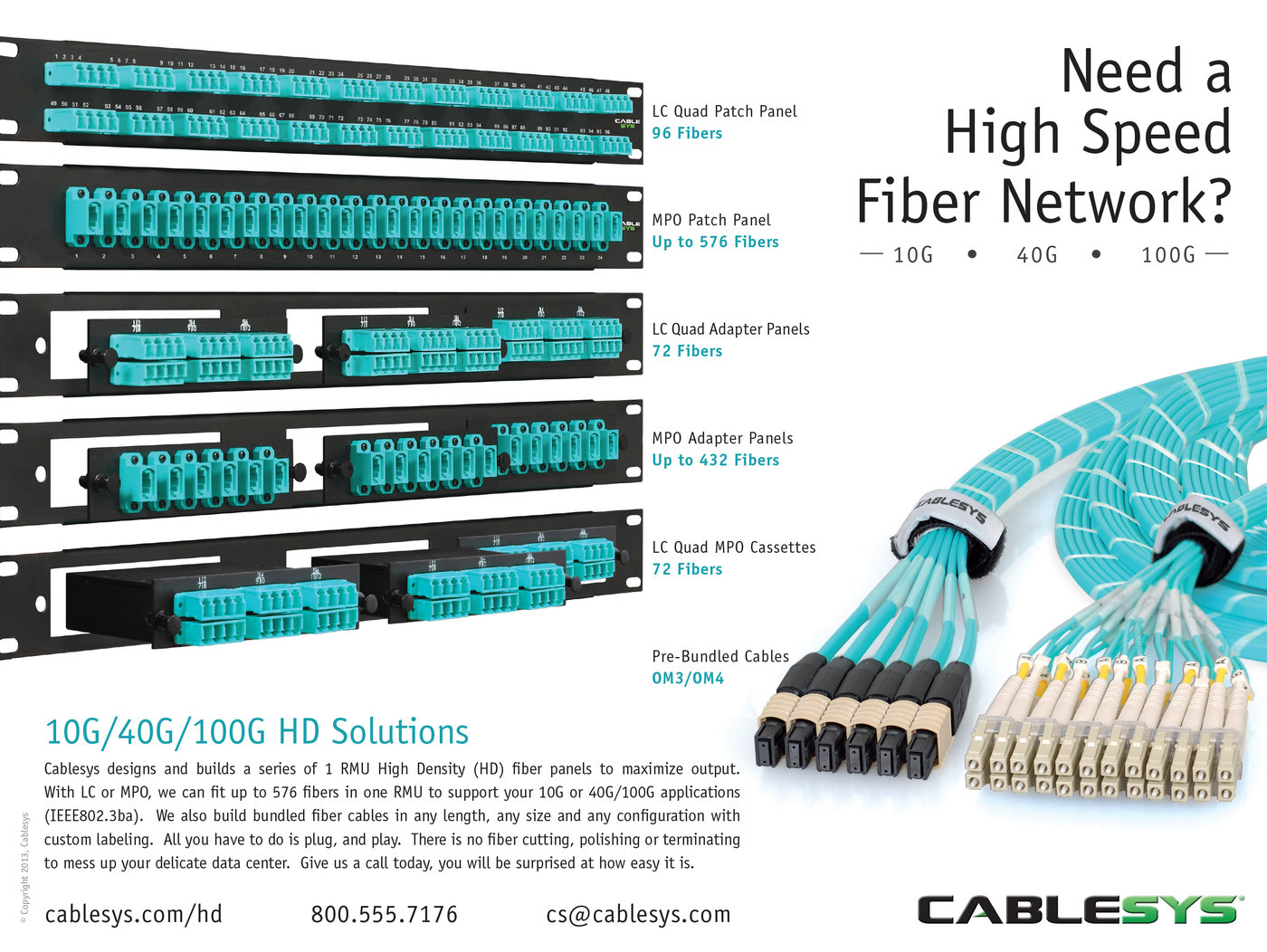 Cablesys High Speed Fiber Advertisement by Richard Nhan at Coroflot.com