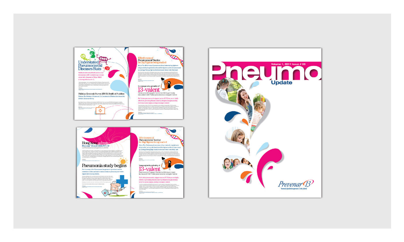 Pfizer Newsletter. by Syed Haris at Coroflot.com