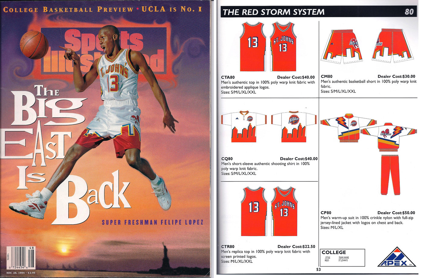 The Red Storm Cover of Sports Illustrated by Mark Adkins at Coroflot.com