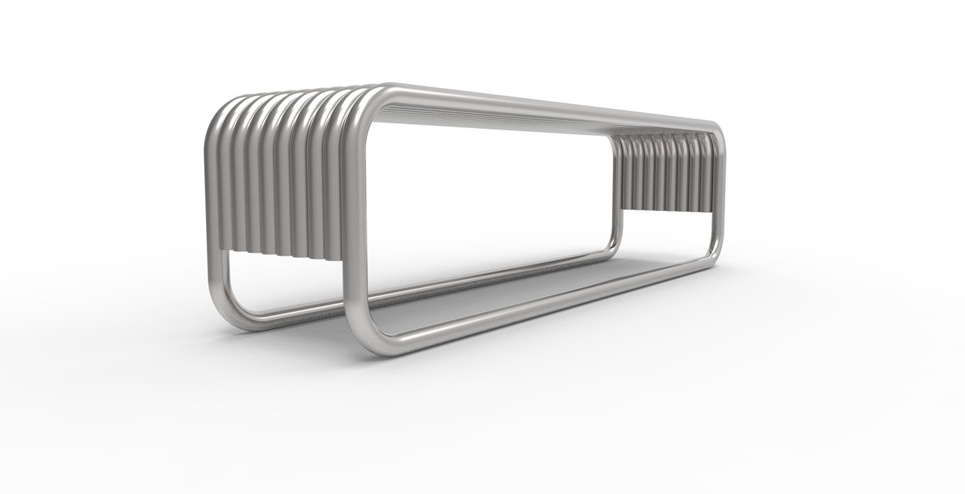 Tube Bench by Felipe Lozano at Coroflot.com