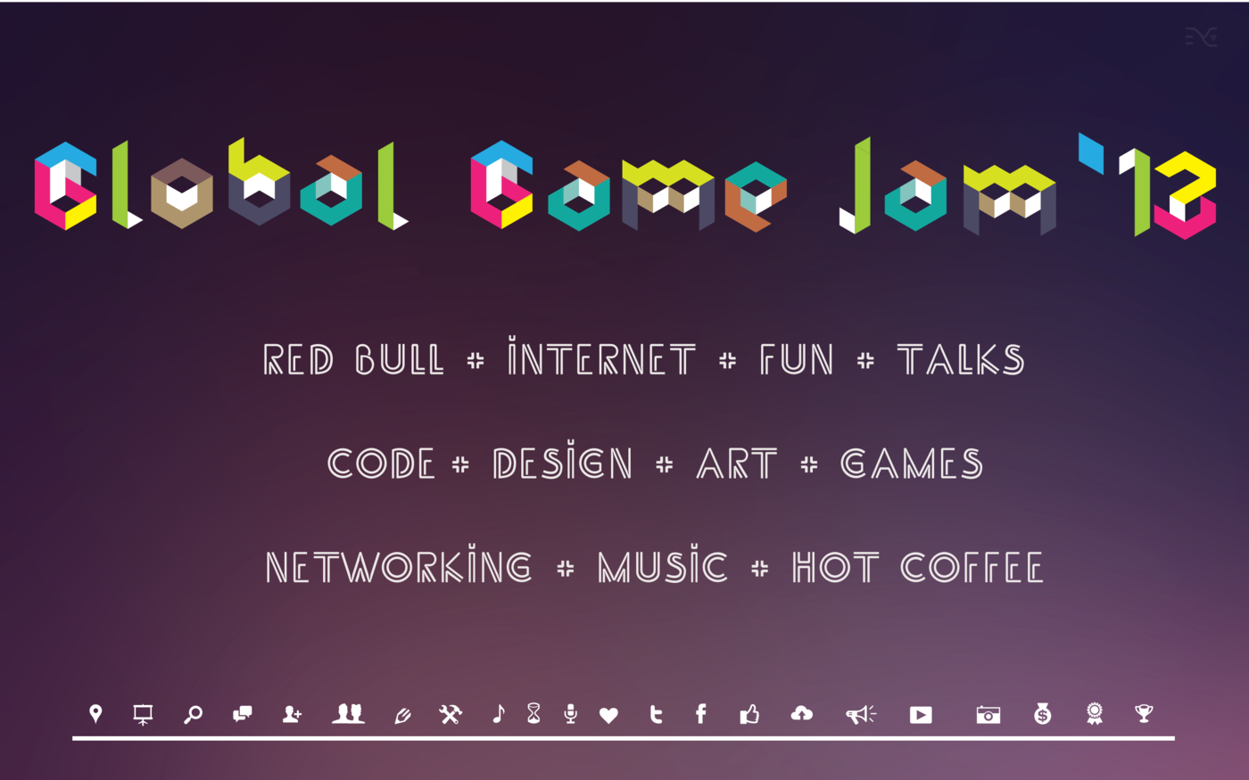 Global Game Jam'13 Poster Design by Anmol Bahl at Coroflot.com