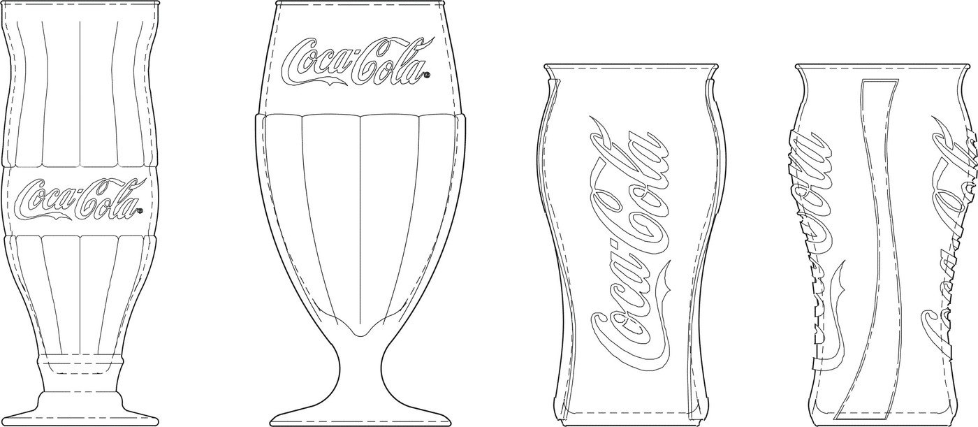 Coca-Cola Glassware by Allen Hutton at Coroflot.com