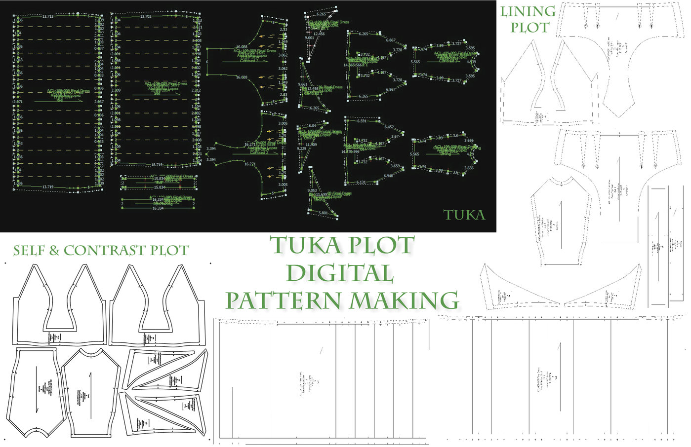 Tuka (Digital Pattern Making) by Alexandria Lopez at Coroflot.com