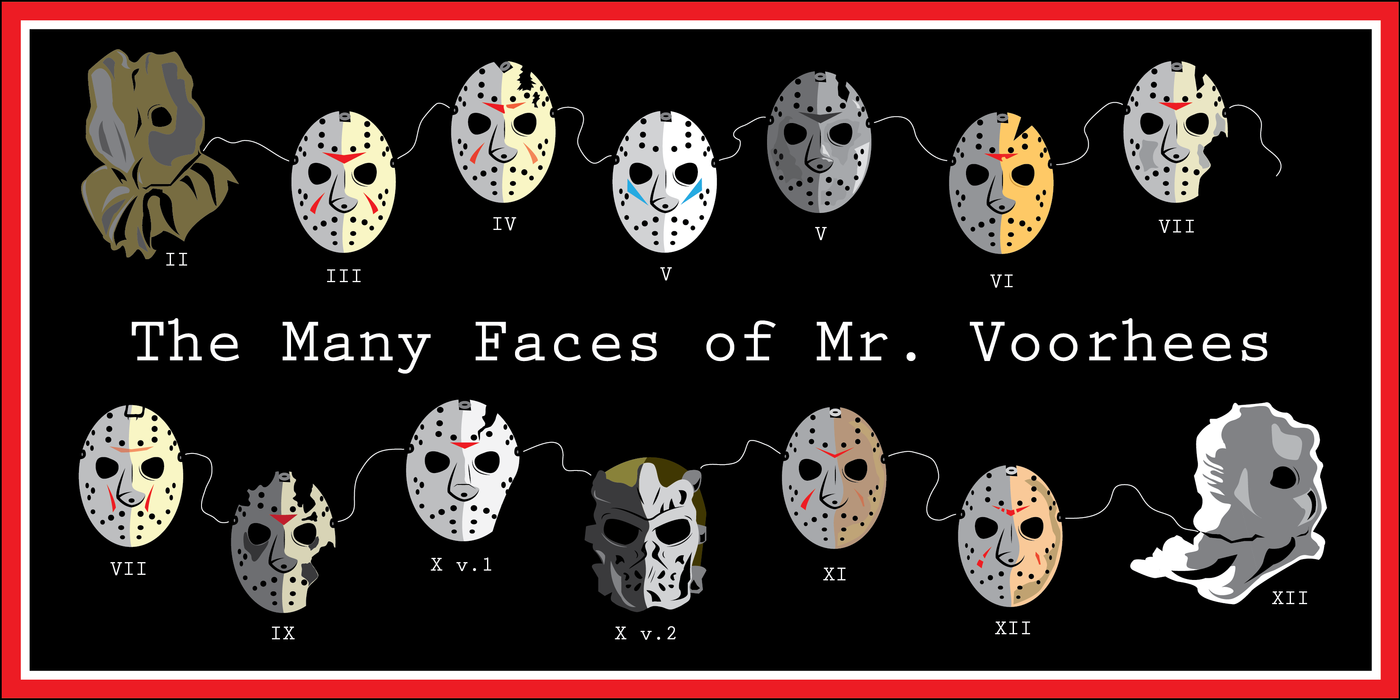 The Many Faces of Mr. Voorhees by Tyler Huffman at Coroflot.com