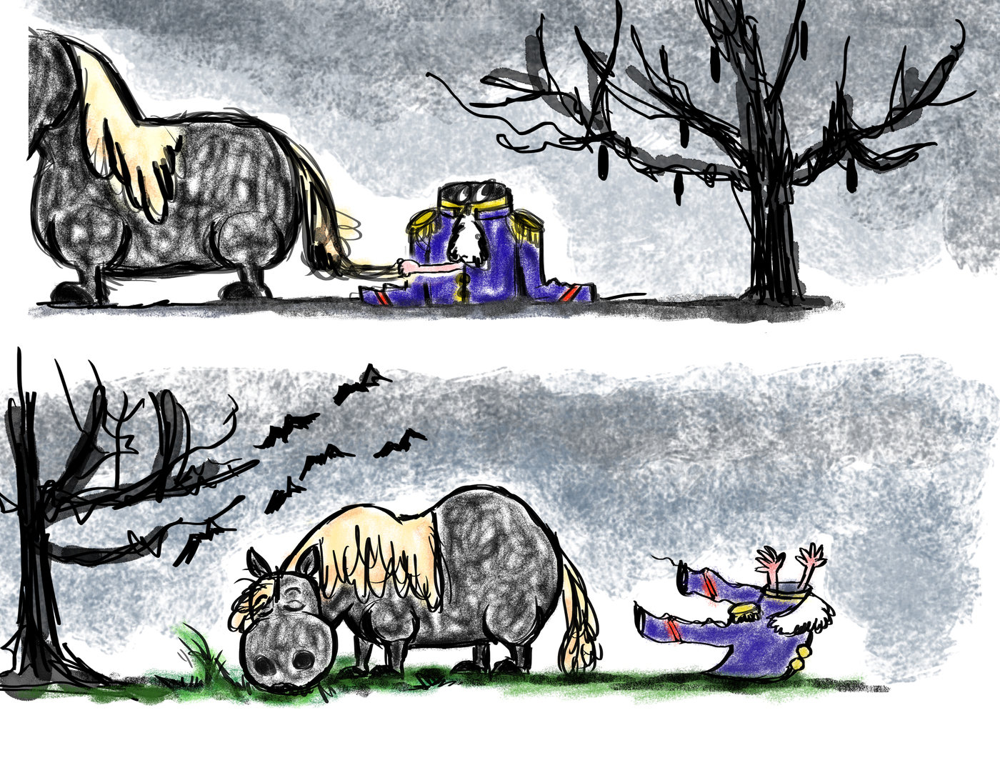 Character Design (Redesigning the Headless Horseman) by Aki Hara at ...