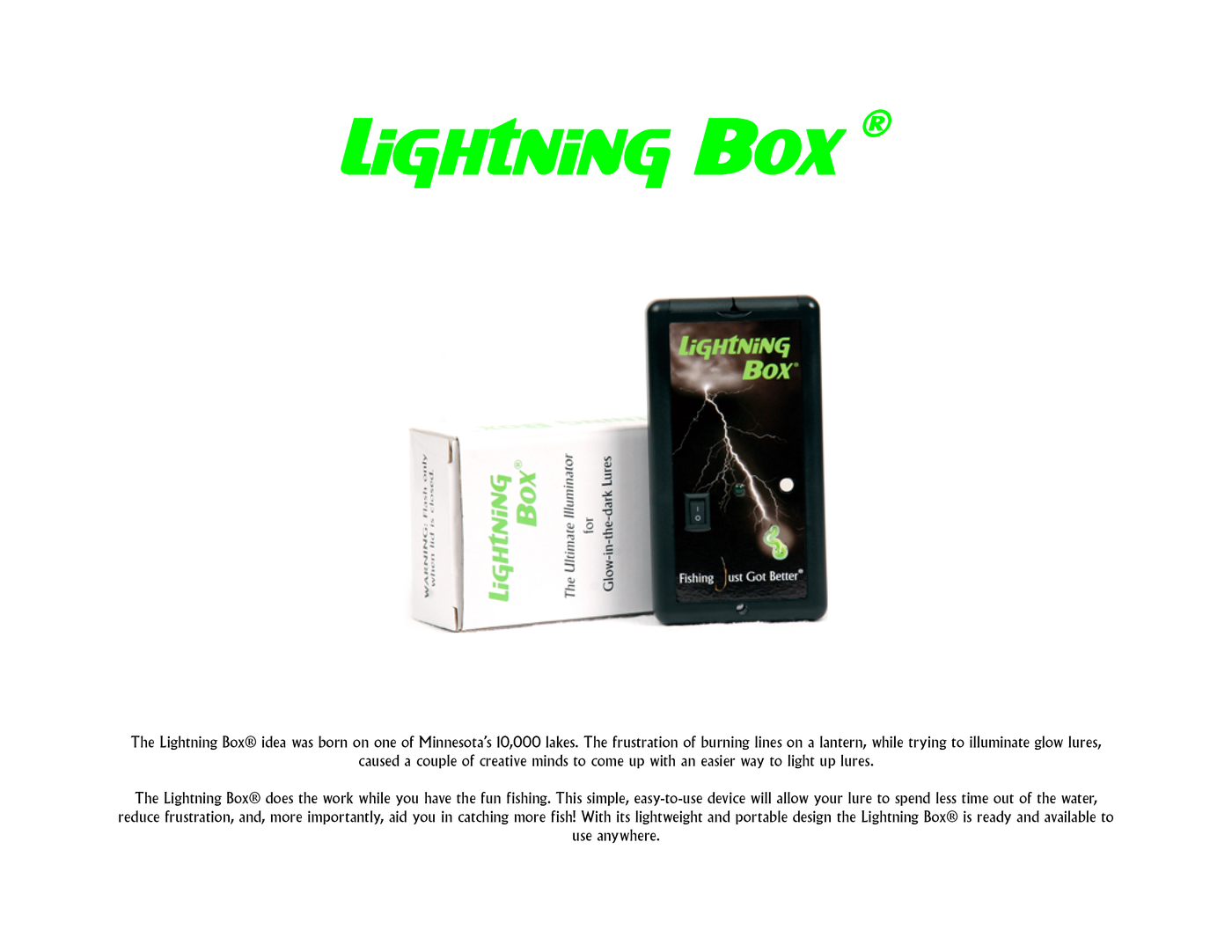 Lightning Box Logo by Joel Vanboening at Coroflot.com