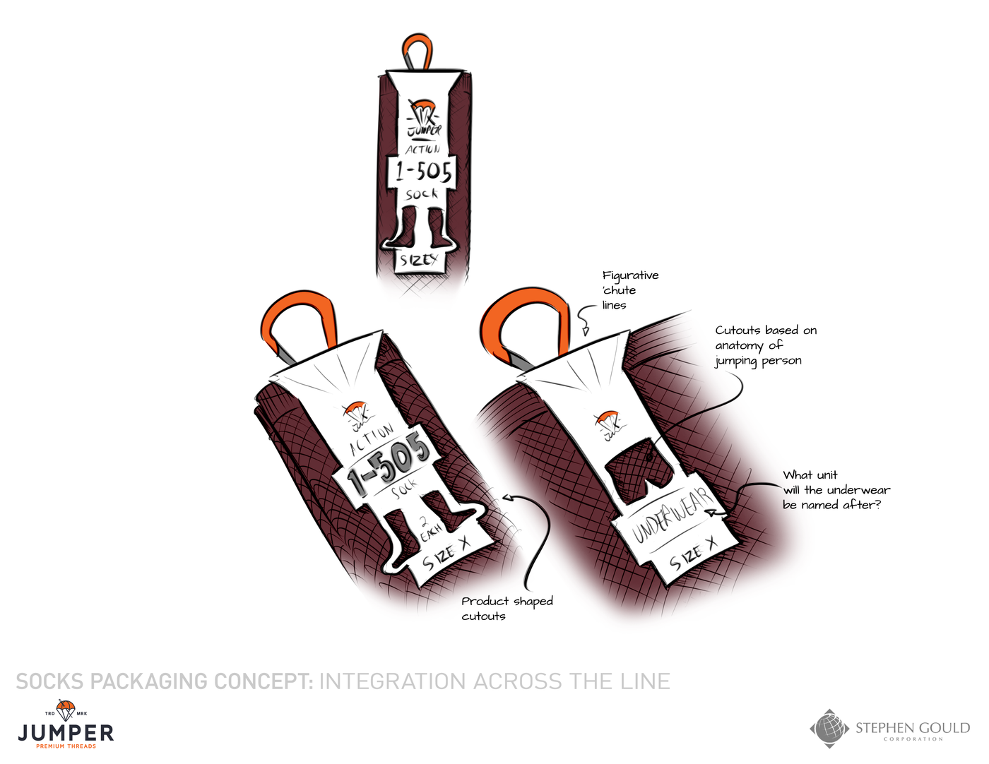 JUMPER Retail-Ready Socks Packaging Concepts by Joel Vanboening at ...