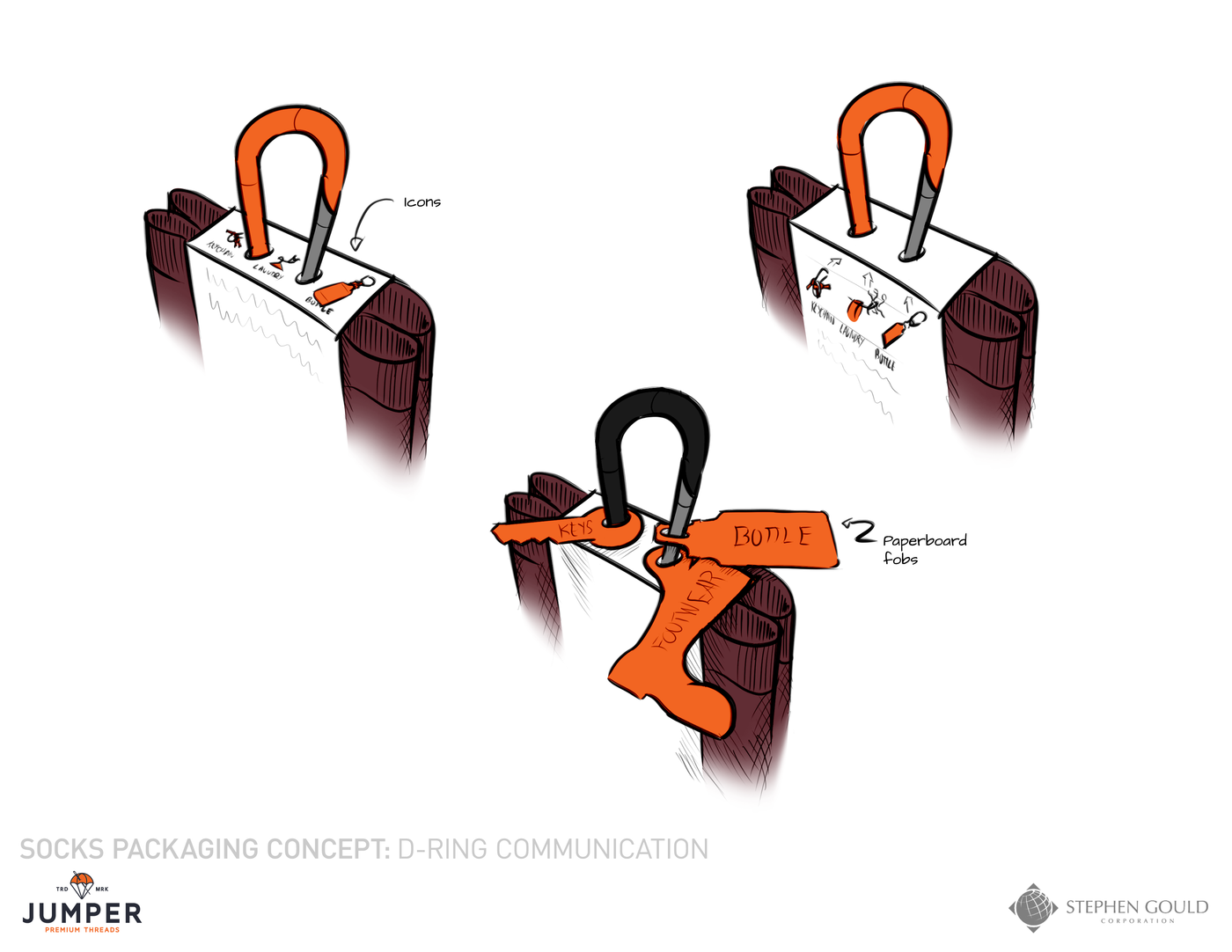 JUMPER Retail-Ready Socks Packaging Concepts by Joel Vanboening at ...