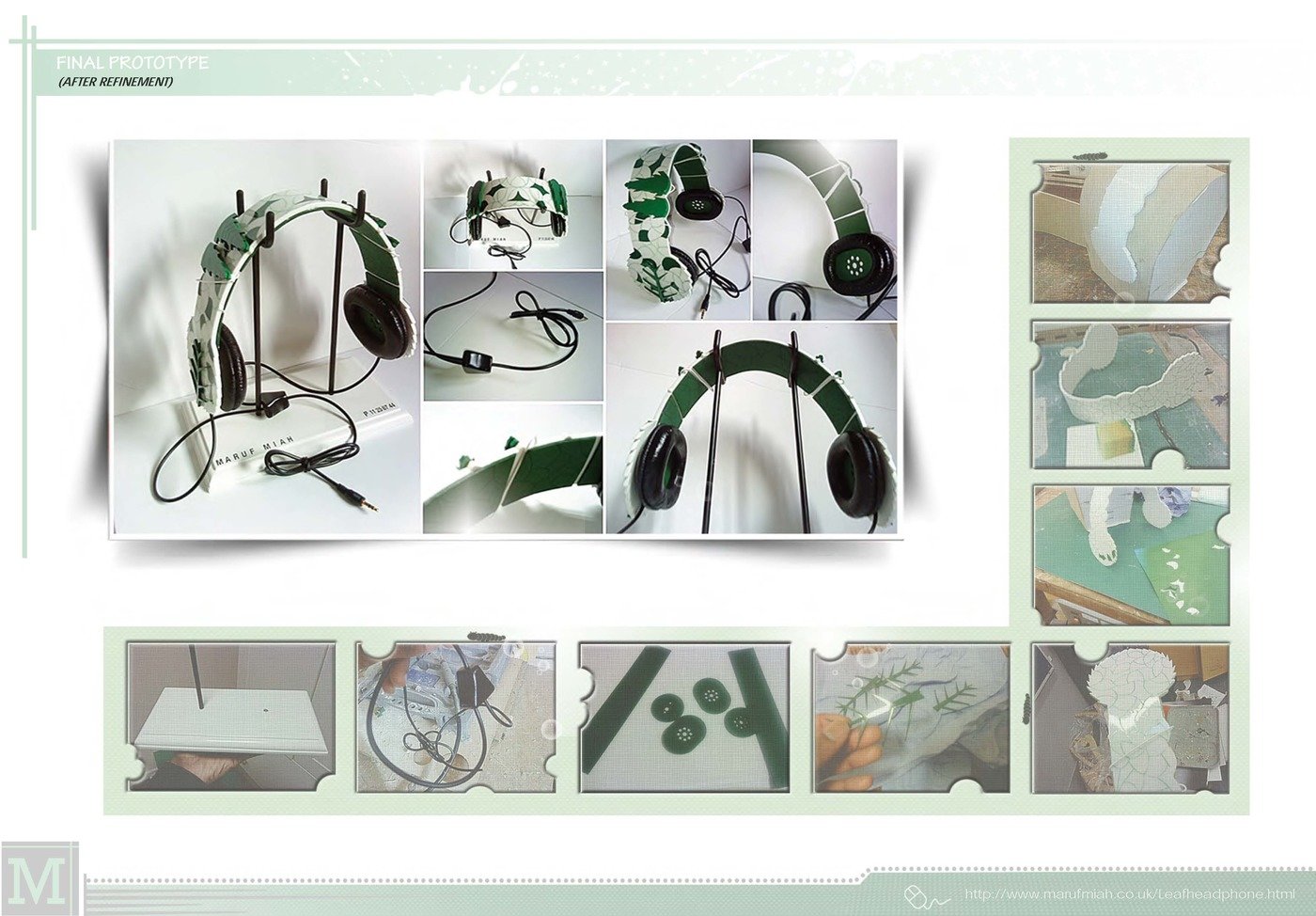 Headphones in the style of "Nature". by Maruf Miah at Coroflot.com