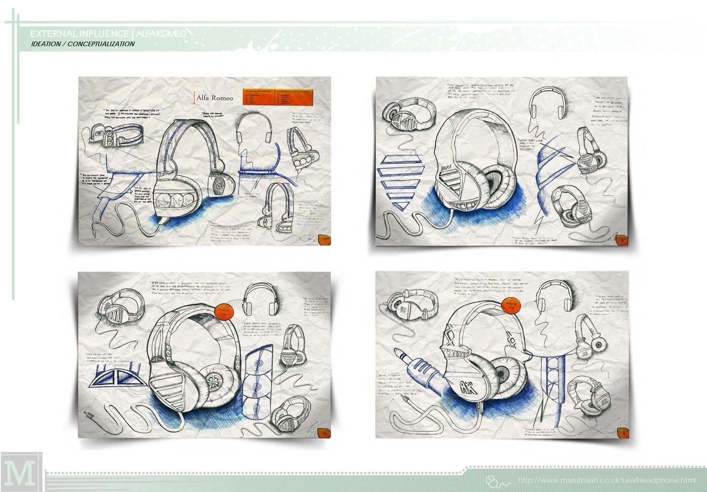 Headphones in the style of "Nature". by Maruf Miah at Coroflot.com