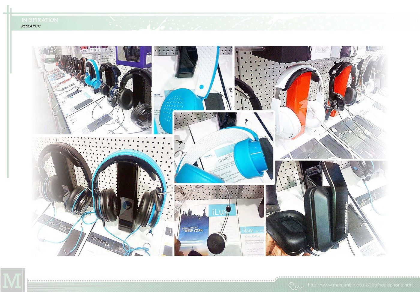 Headphones in the style of "Nature". by Maruf Miah at Coroflot.com