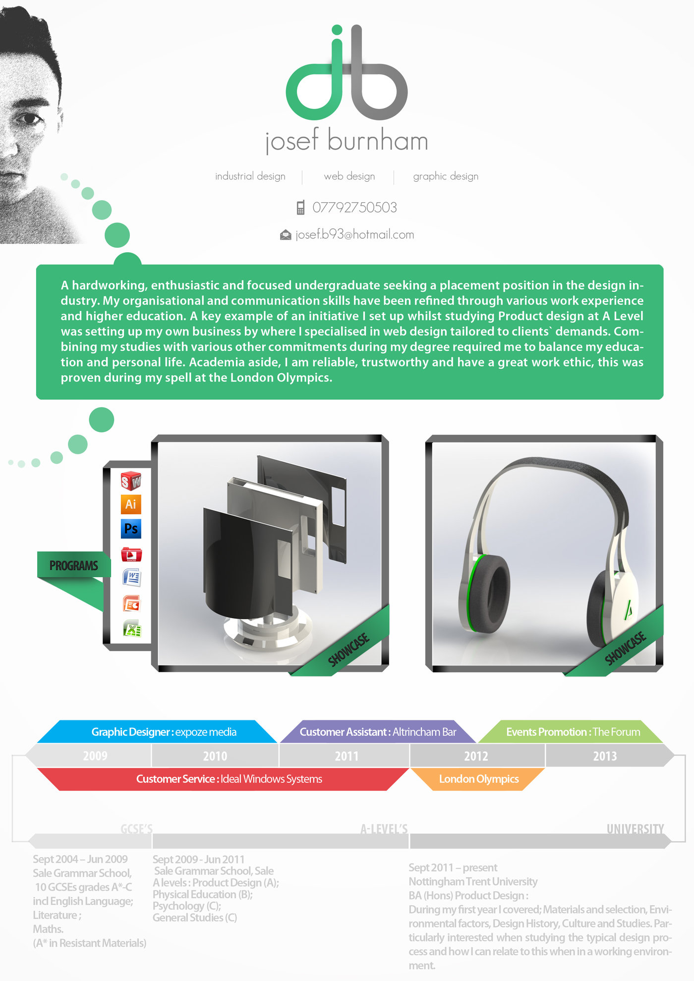 Joe Burnham - Design CV by Josef Burnham at Coroflot.com