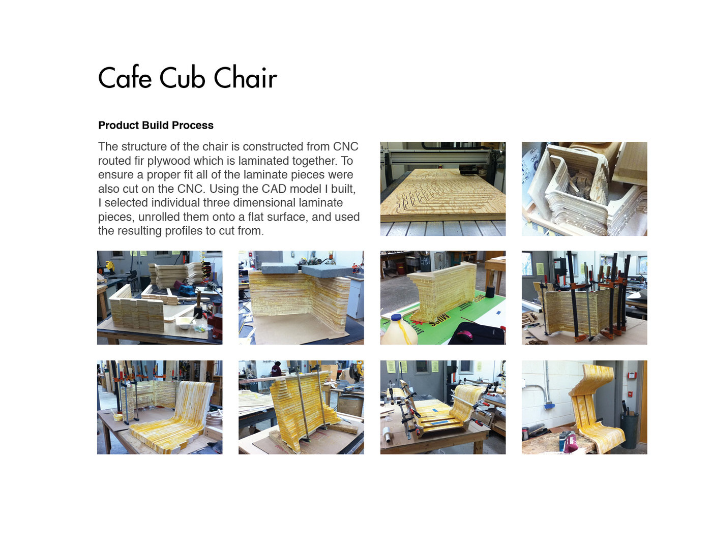 Cafe Cub Chair by Justin Merrill at Coroflot.com