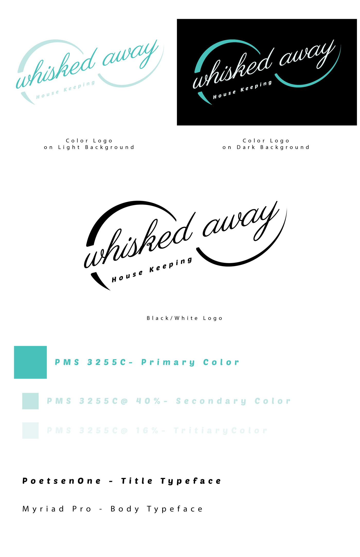 Whisked Away Logo and Branding by Brian Fogg at Coroflot.com