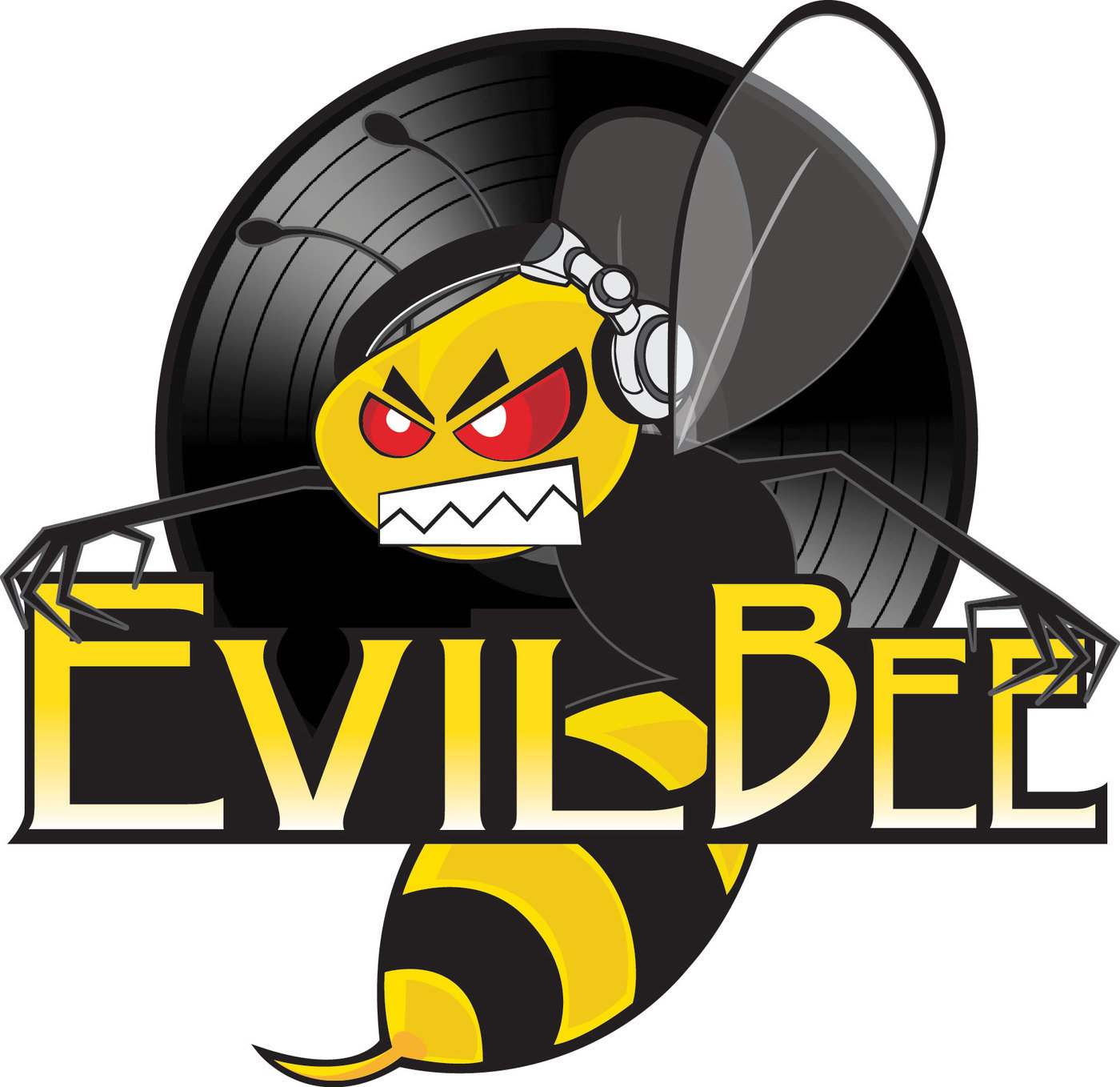DJ Evil Bee Logo by Craig Williamson at Coroflot.com