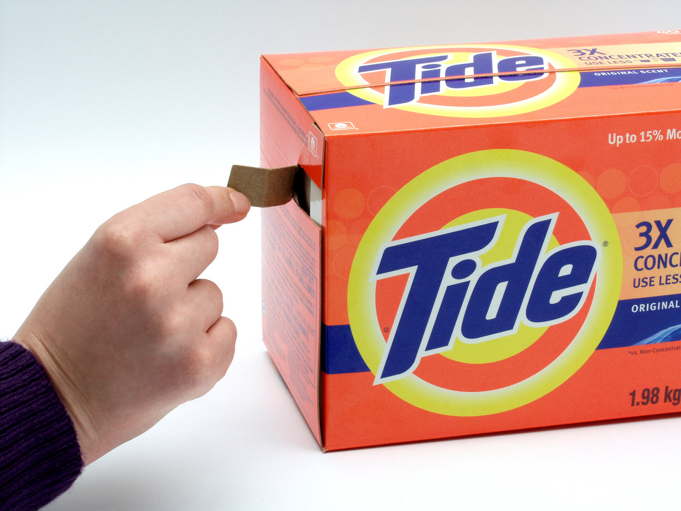 Tide 3X Box Sales Sample by David Brown at Coroflot.com