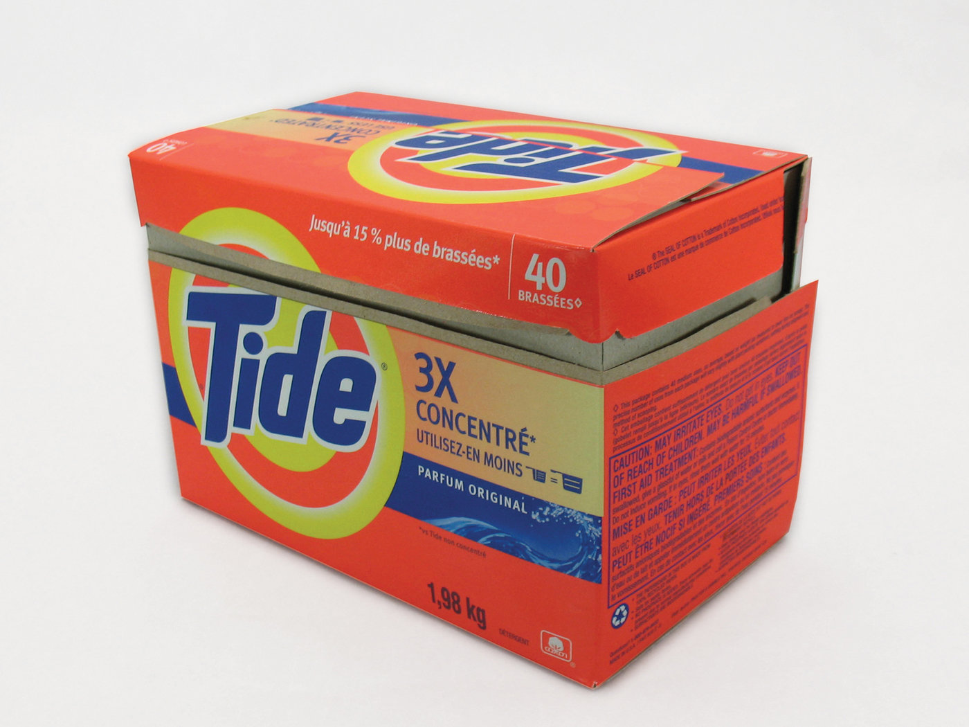 Tide 3X Box Sales Sample by David Brown at Coroflot.com