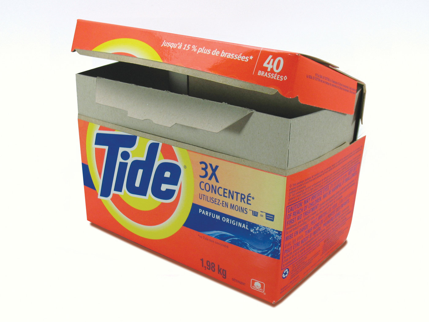Tide 3X Box Sales Sample by David Brown at Coroflot.com