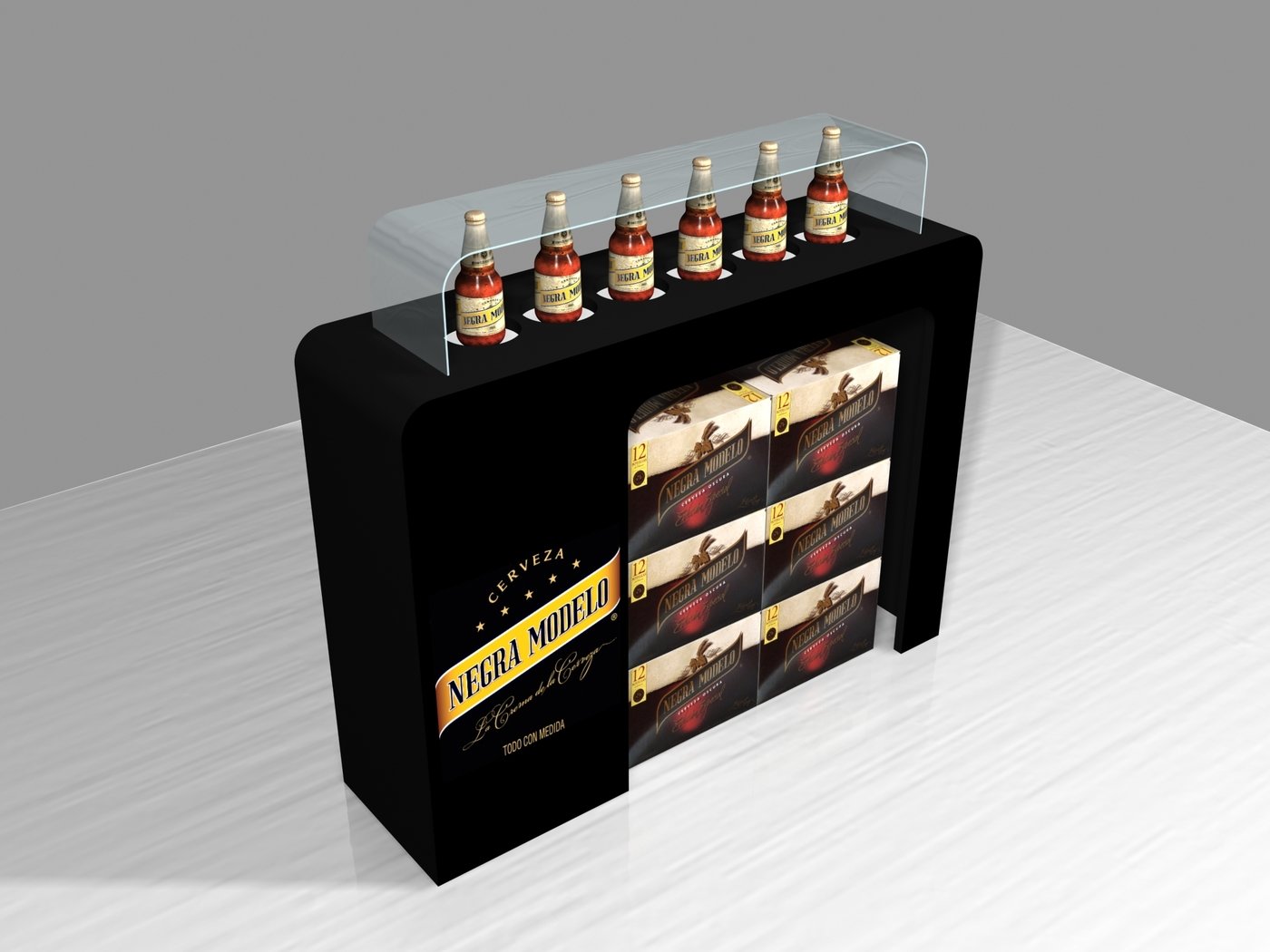 DISPLAY DESIGN FOR NEGRA MODELO by Gabriela Solana at Coroflot.com