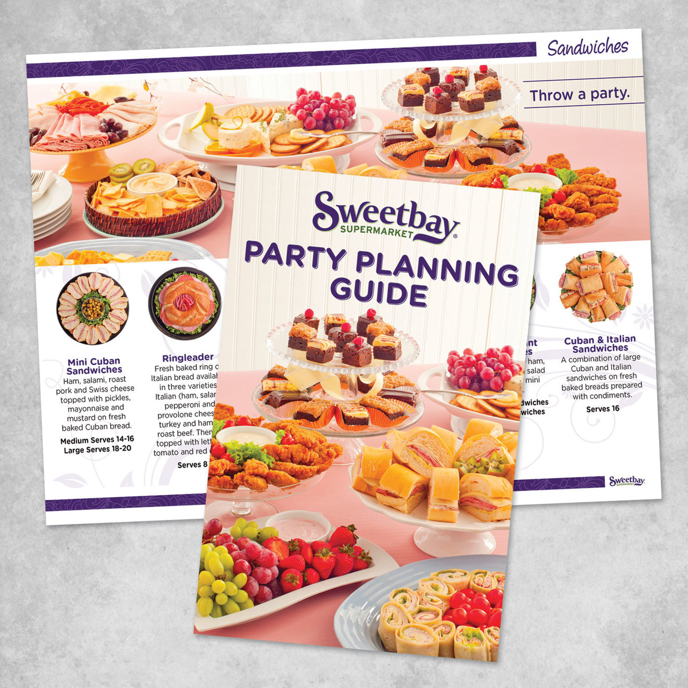 Sweetbay Supermarket Party Platter Brochure by Mike Florio at Coroflot.com
