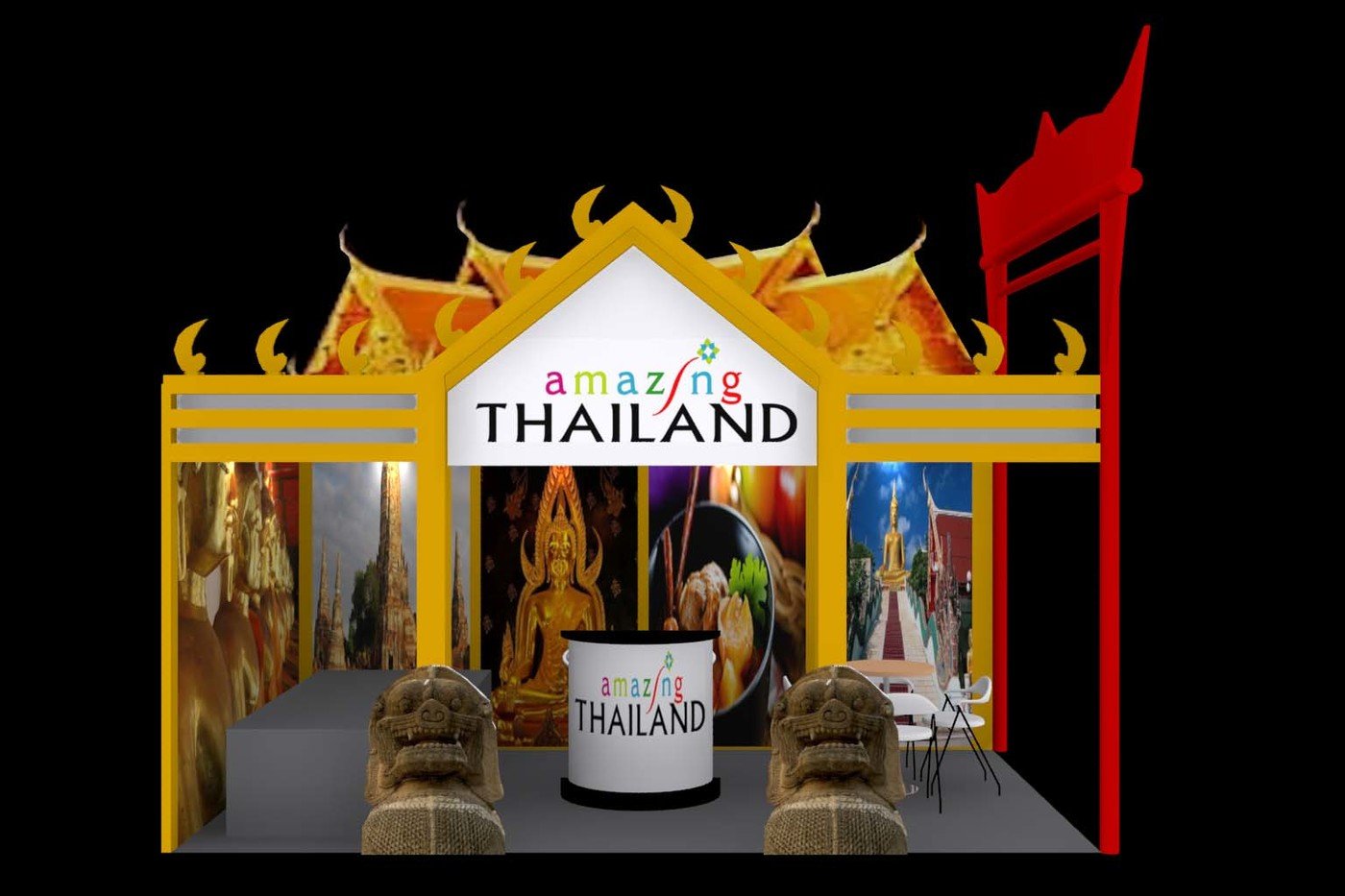 THAILAND BOOTH by Jan Claesz Montaña at Coroflot.com
