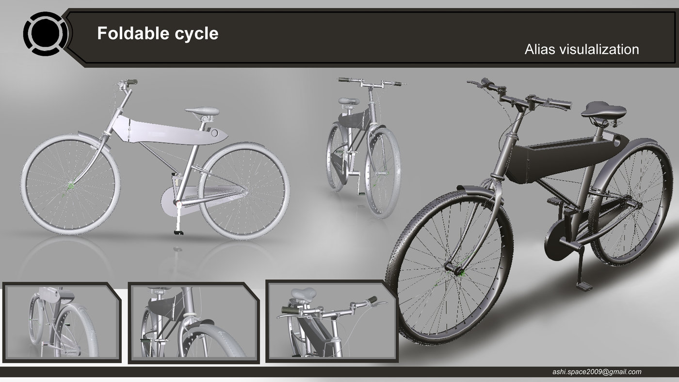 foldable cycle by Ashish Thulkar at Coroflot.com