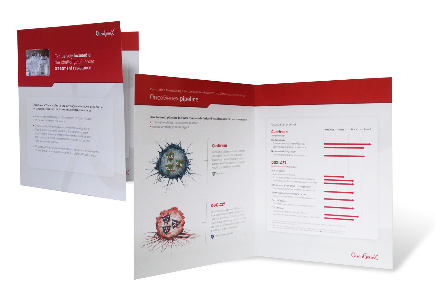 OncoGenex Information Card by Merry Yee at Coroflot.com