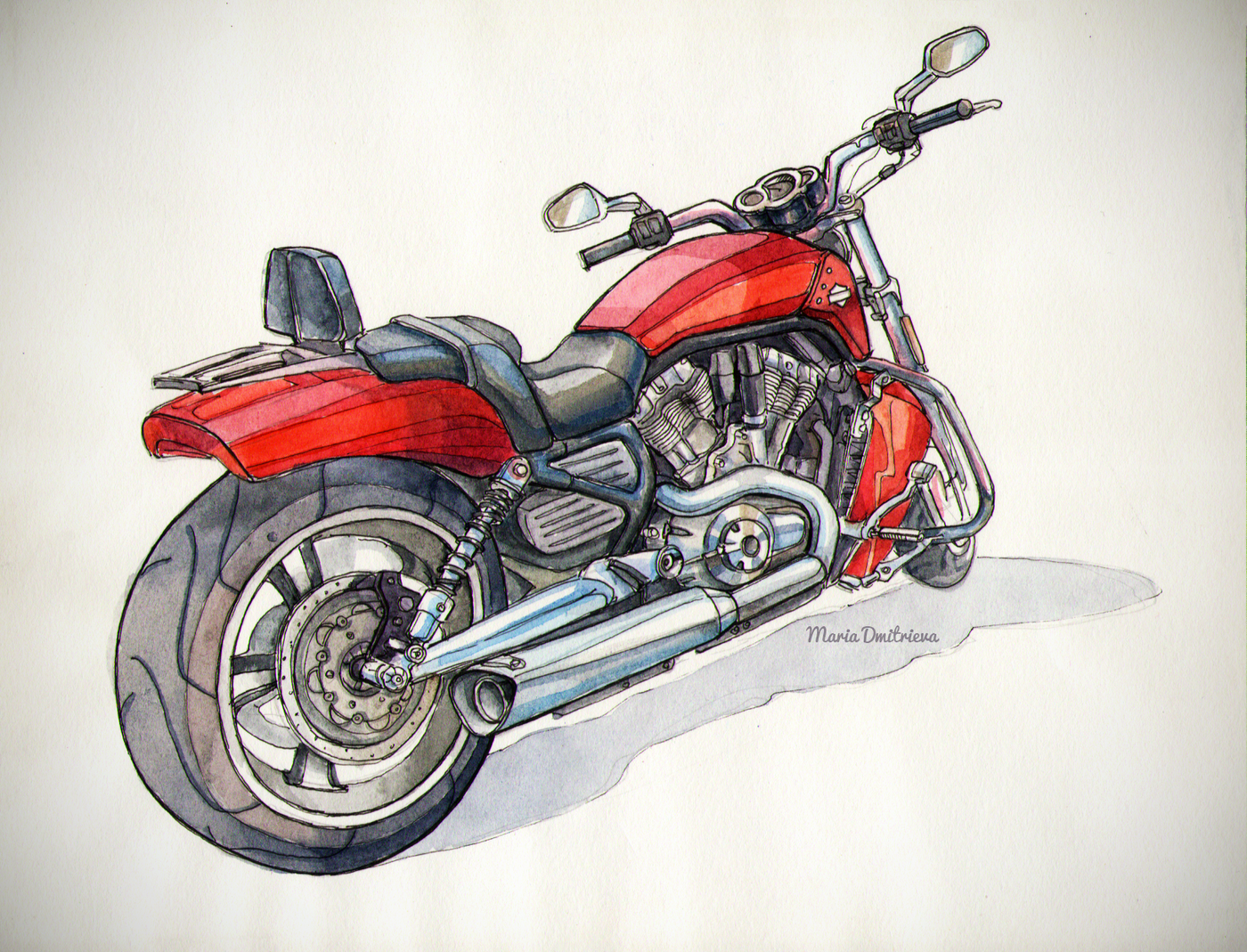 MOTORCYCLE SKETCHES.2 by Maria Dmitrieva at Coroflot.com