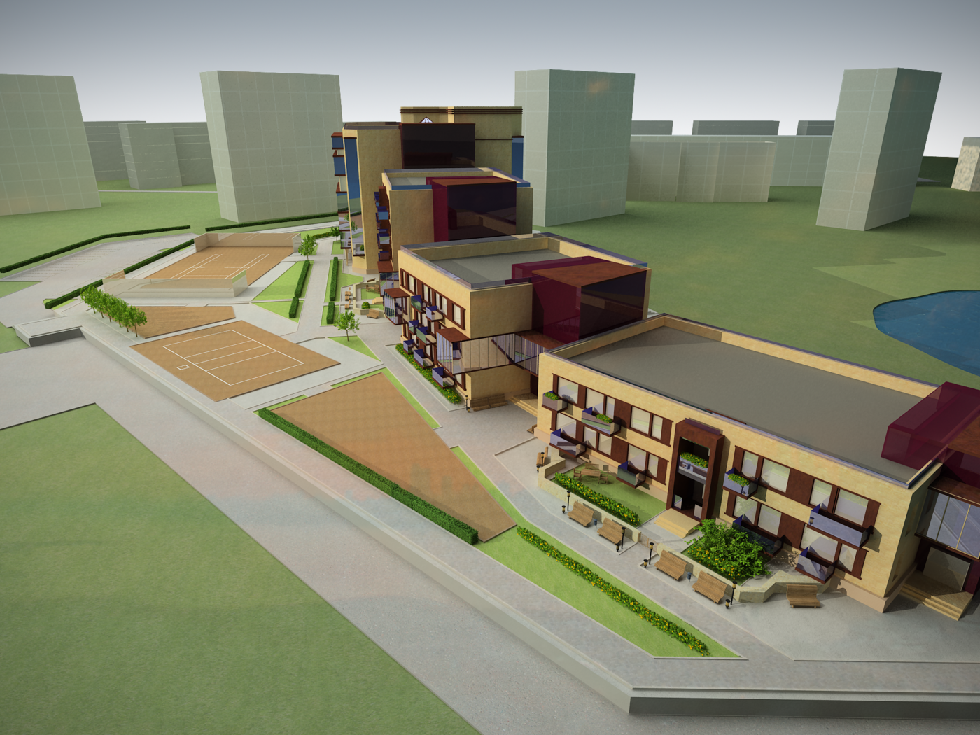 RESIDENTIAL BUILDING OF THE MIXED STRUCTURE by Maria Dmitrieva at ...