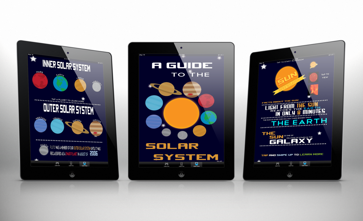 Interactive Solar System App by KELLY NELSON at Coroflot.com