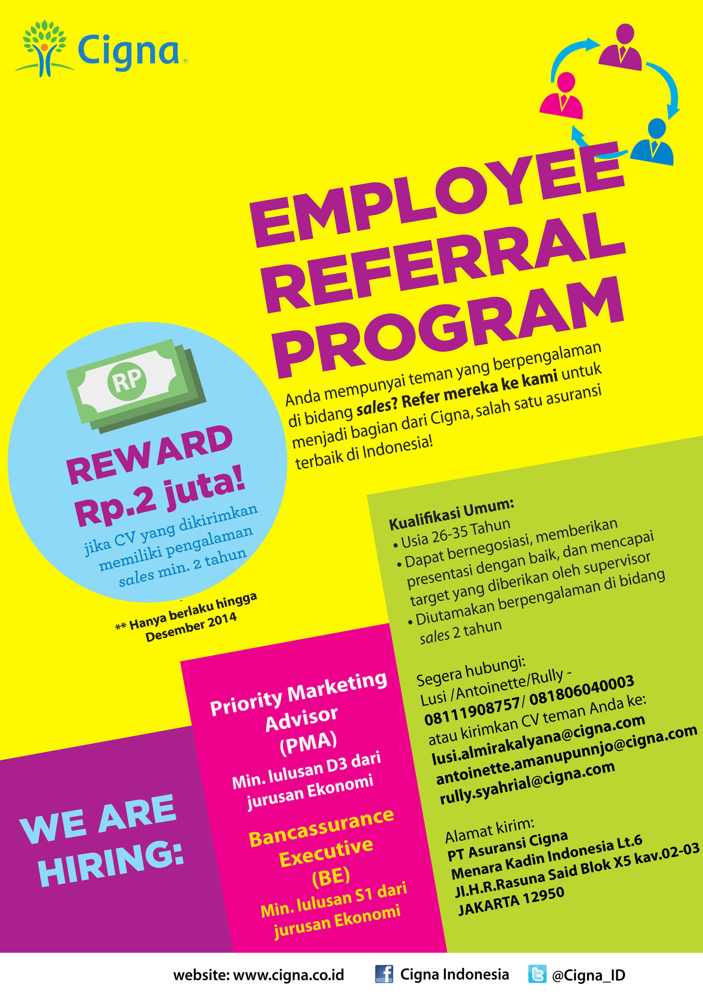 Employee Referral Program 2014 Collaterals By Marshiela Giosisca At