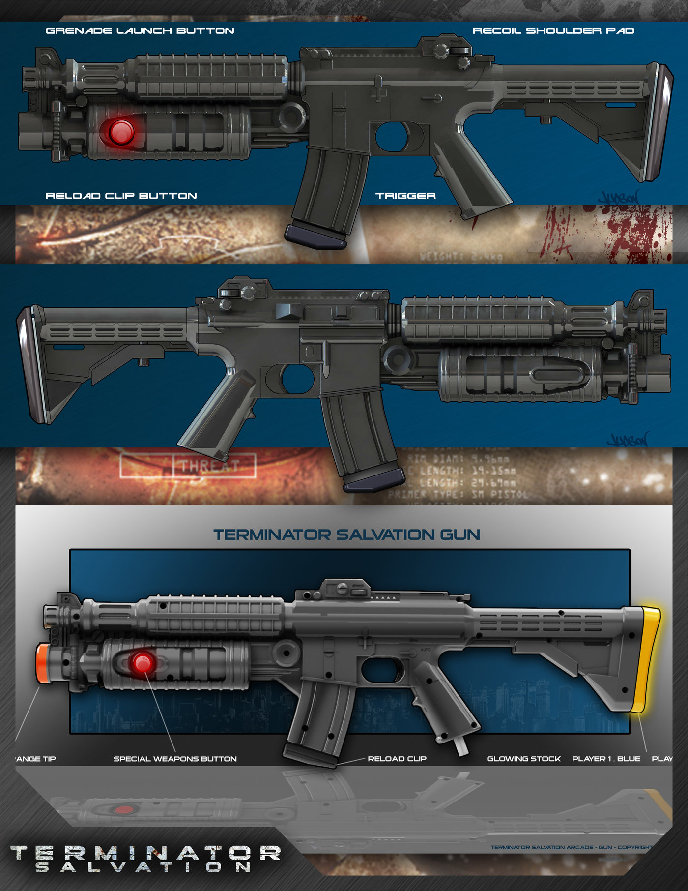 Terminator Arcade Game by Jonathan Judson at Coroflot.com