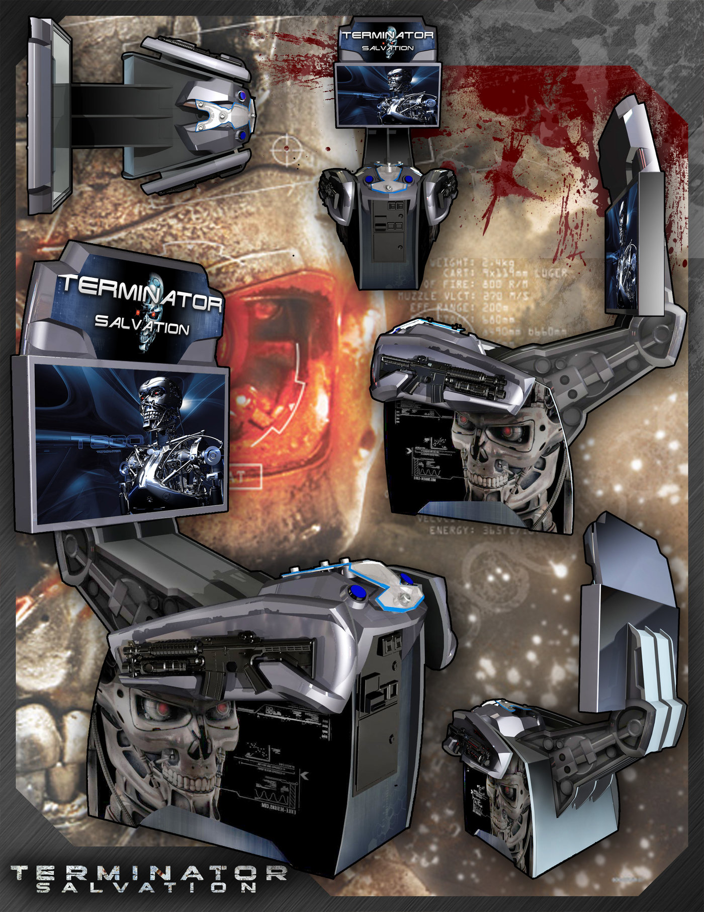 Terminator Arcade Game by Jonathan Judson at Coroflot.com