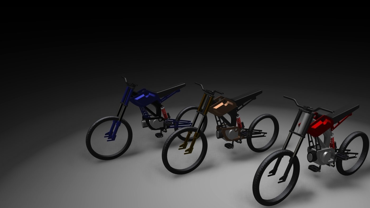 Motorized Bike Concept by Joseph Rajakaruna at Coroflot.com