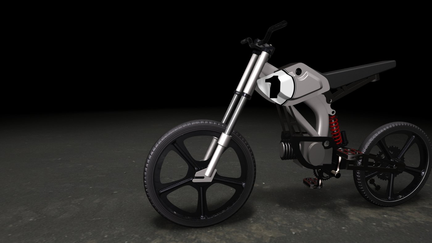 Motorized Bike Concept by Joseph Rajakaruna at Coroflot.com