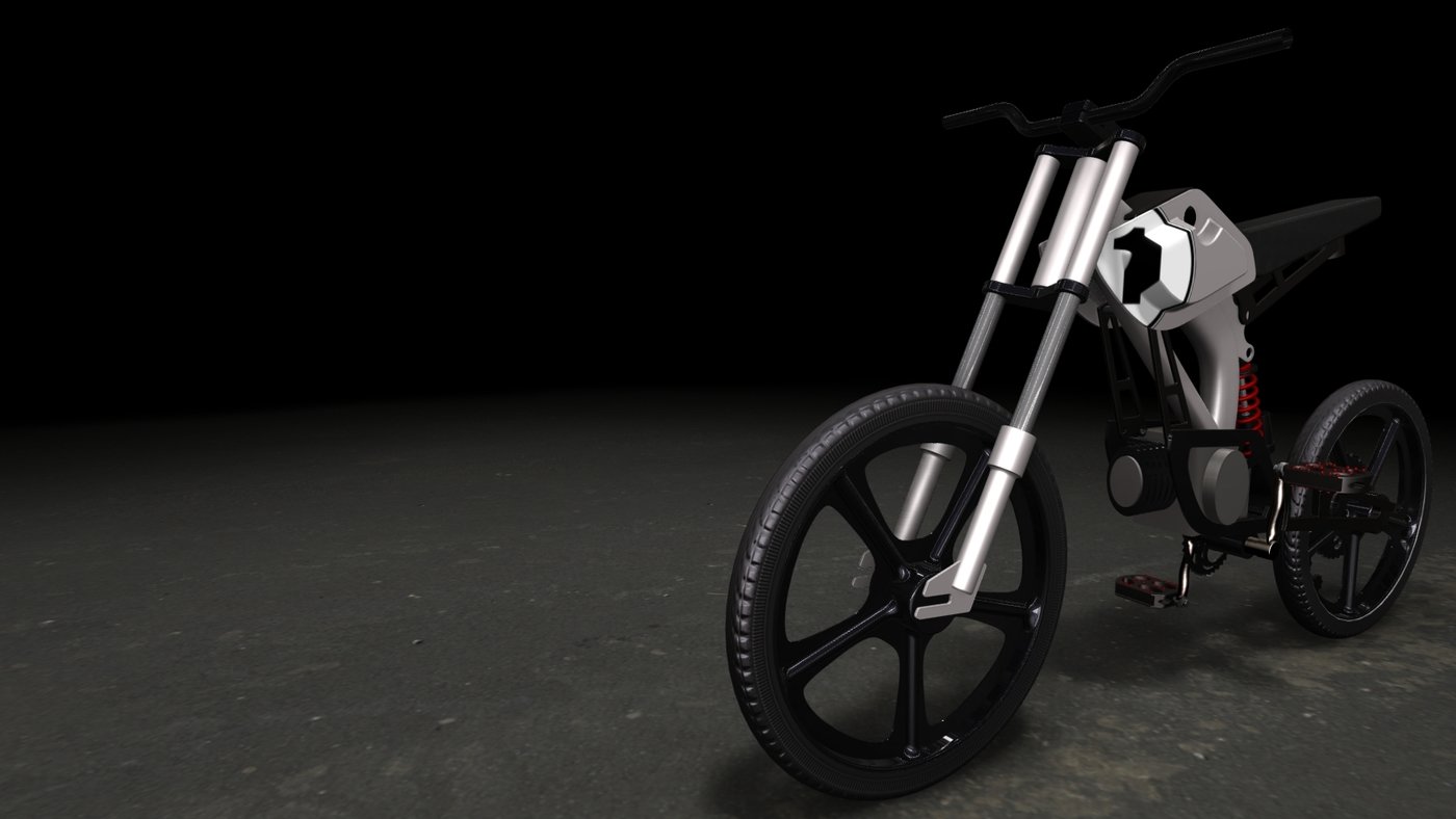 Motorized Bike Concept by Joseph Rajakaruna at Coroflot.com