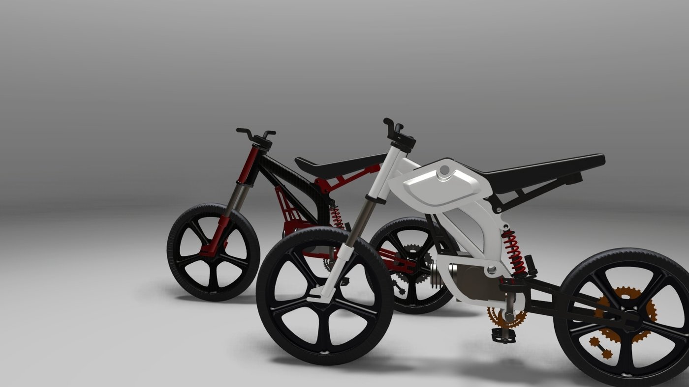 Motorized Bike Concept by Joseph Rajakaruna at Coroflot.com