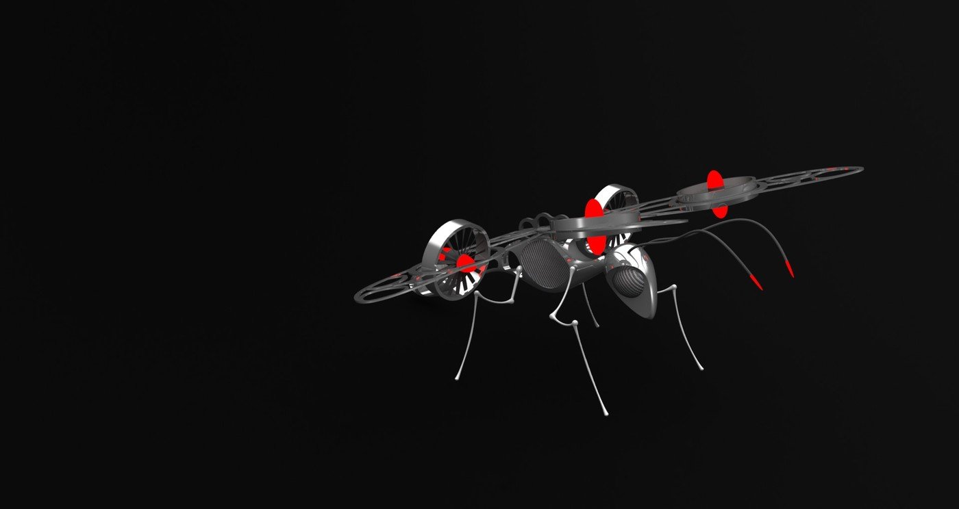 Robot Dragonfly by Joseph Rajakaruna at Coroflot.com