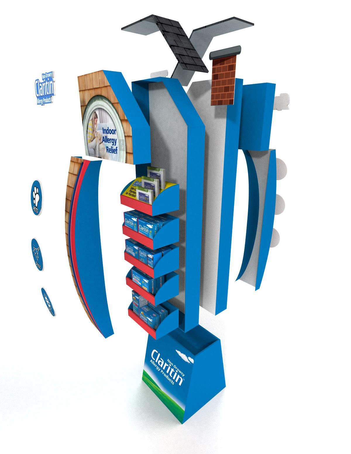 Claritin CVS Indoor Relief Tower by Jeff Gramm at Coroflot.com