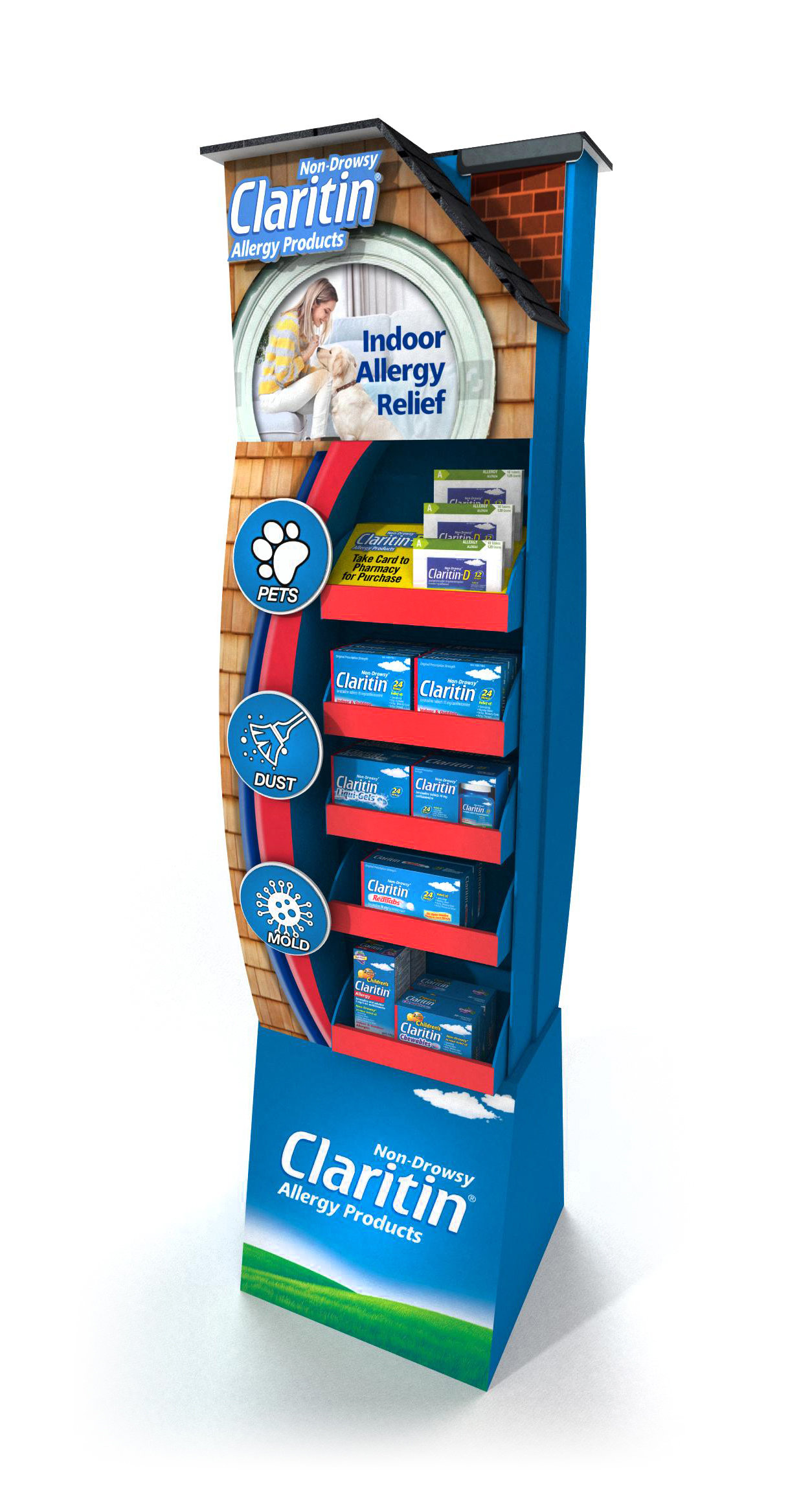 Claritin CVS Indoor Relief Tower by Jeff Gramm at Coroflot.com