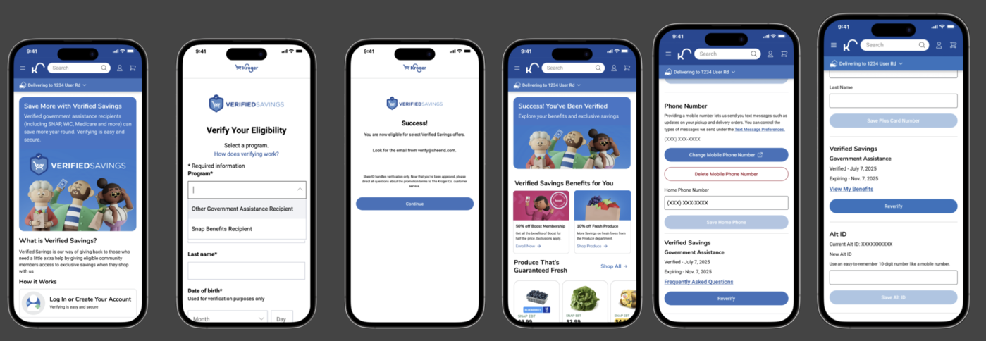 UX Writing: End-to end user flow for Verified Savings by NEKEA ...