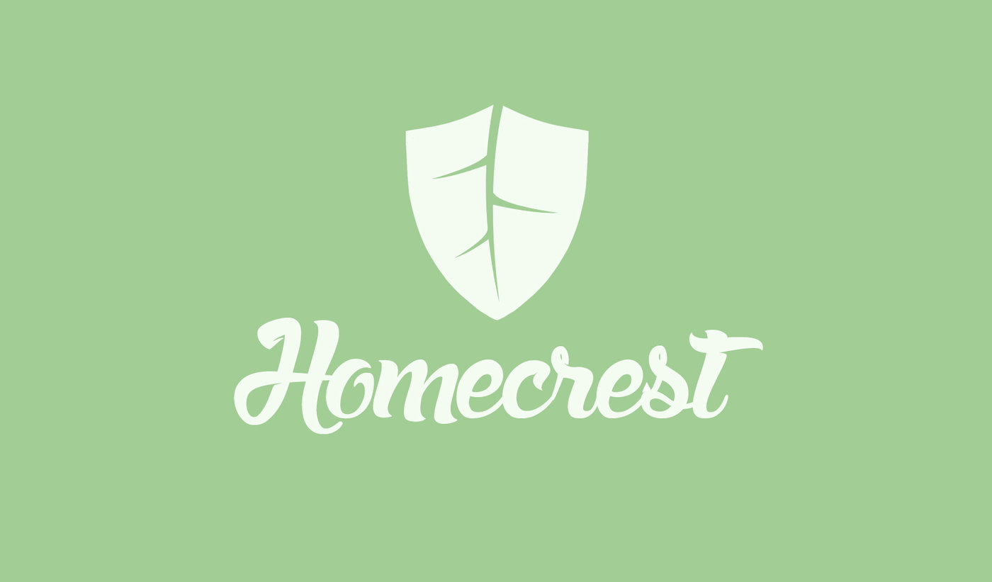 Homecrest logo by Nicola Lyon at Coroflot.com