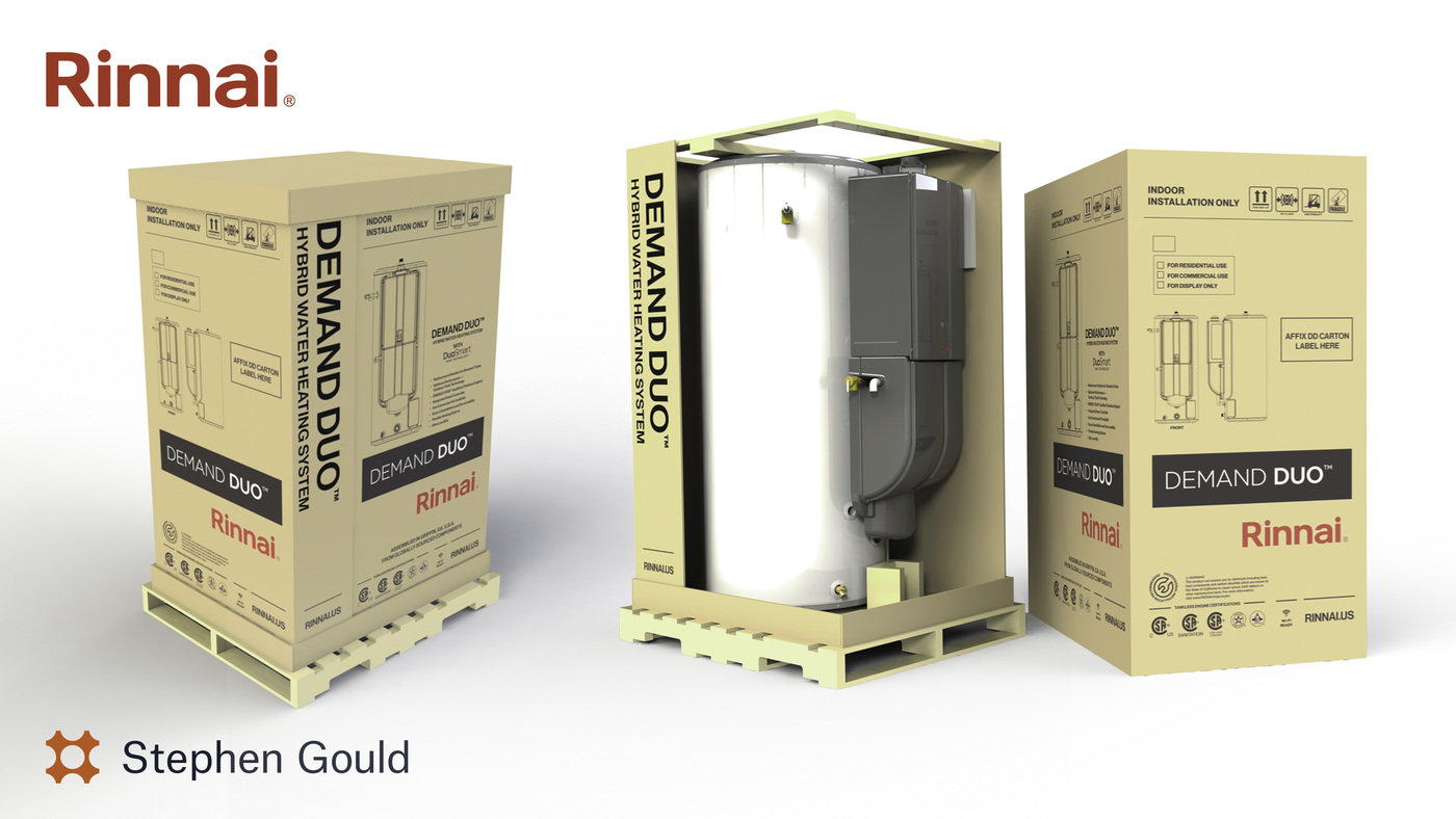 Rinnai Demand Duo Packaging by matt barnes at Coroflot.com