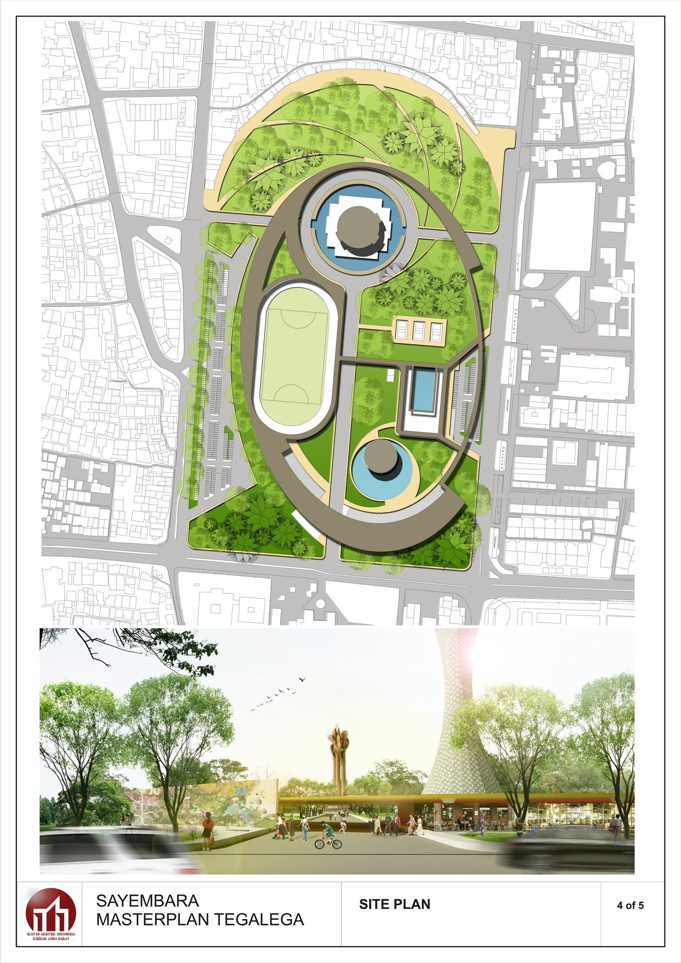 Tegalega Bandung Masterplan Design Competition by Ismail Hanaping at ...