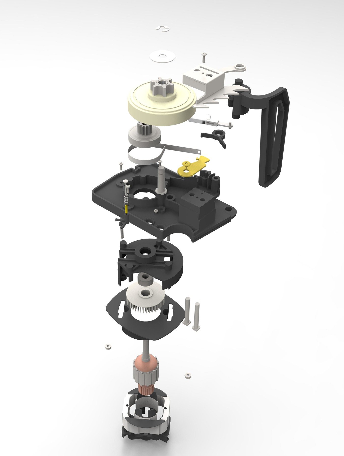Chainsaw Solidworks model by Brian Tompkins at Coroflot.com