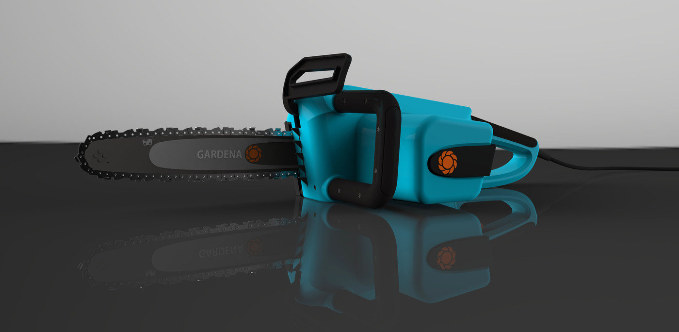 Chainsaw Solidworks model by Brian Tompkins at Coroflot.com